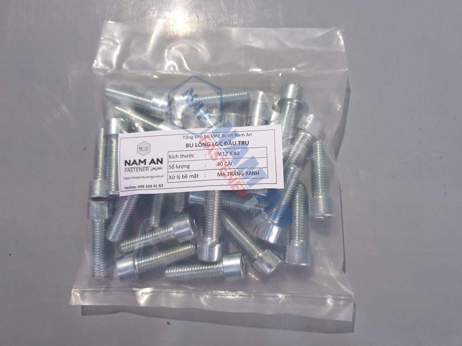 Bu Lông Lục Giác Chìm M4, M5, M6, M8, M10, M12, M16, M24