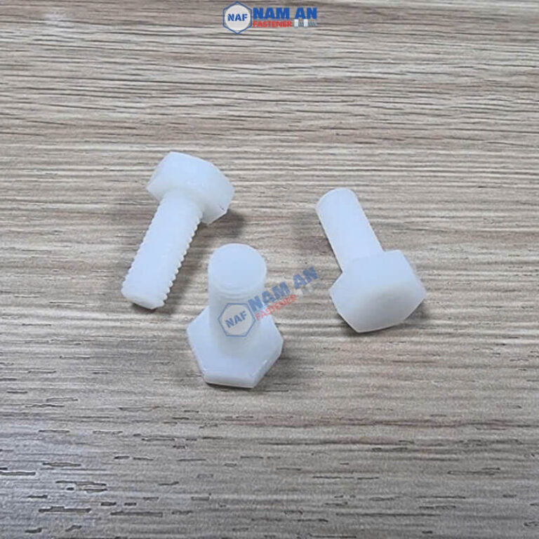 Bulong Nhựa M8x20, Màu Trắng, Giá Tốt Nhất