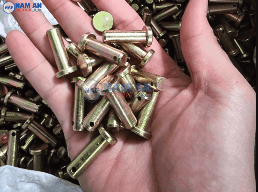 Chốt Pin Định Vị M8x40, M10x25, M10x30, Trục Cài Chốt Chẻ