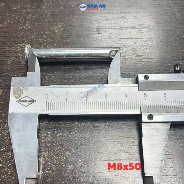 Chốt Pin Định Vị M8x20, M10x25, M10x30, Trục Cài Chốt Chẻ